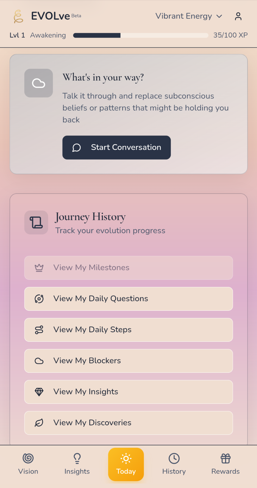 EVOLve — Transform Into Your Next Level